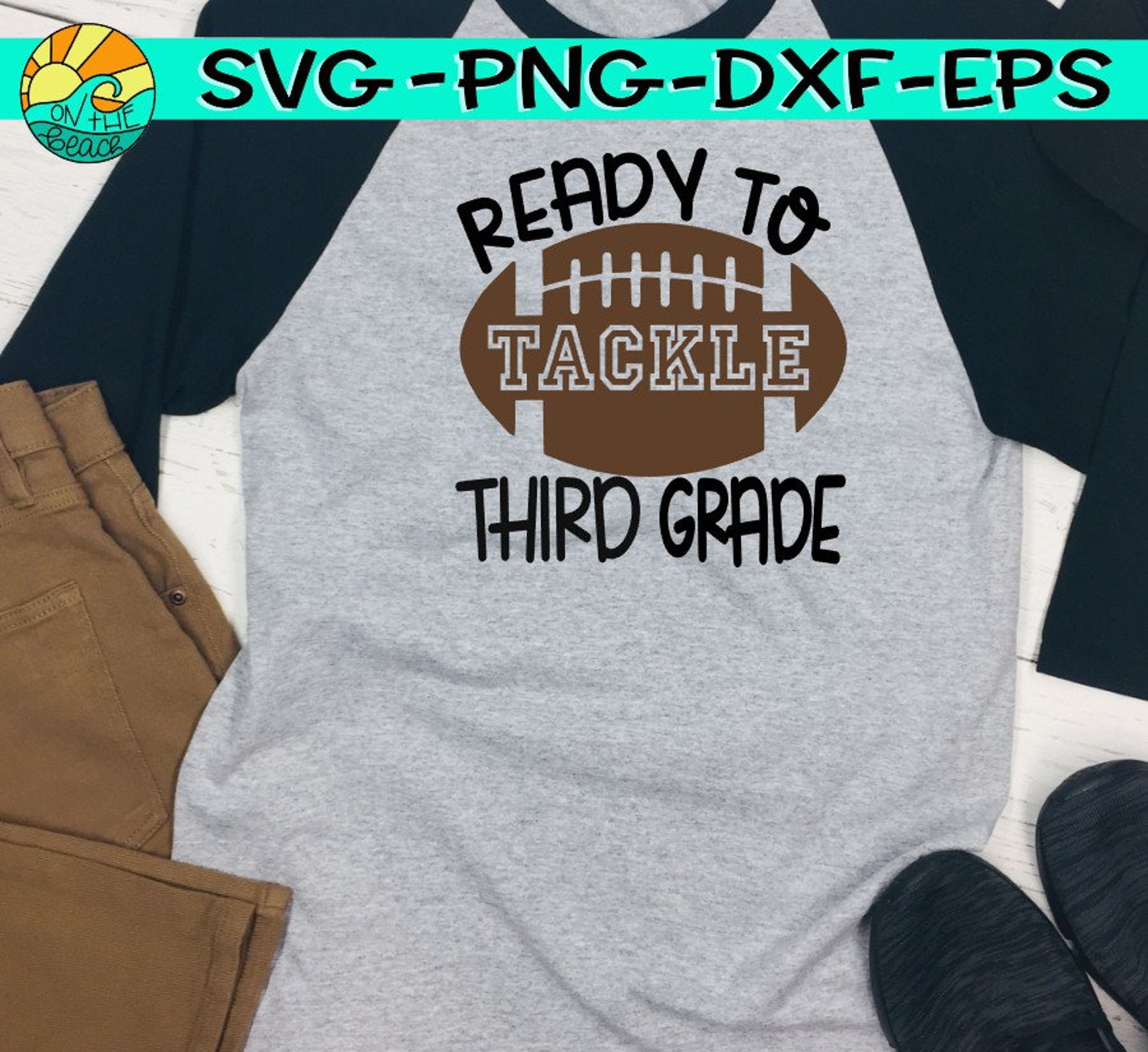 Ready to Tackle Third Grace Third Grade Svg Tackle Tackle | Etsy