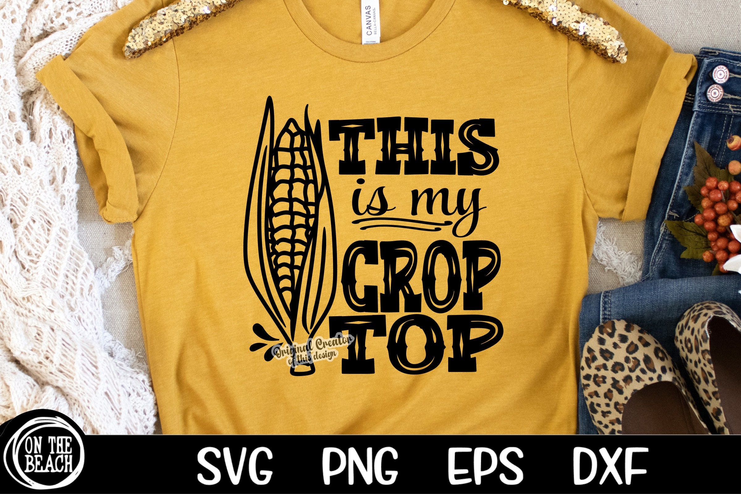 This is My Crop Top Svg Corn Svg Husk Cutting Country Farm - Etsy Canada