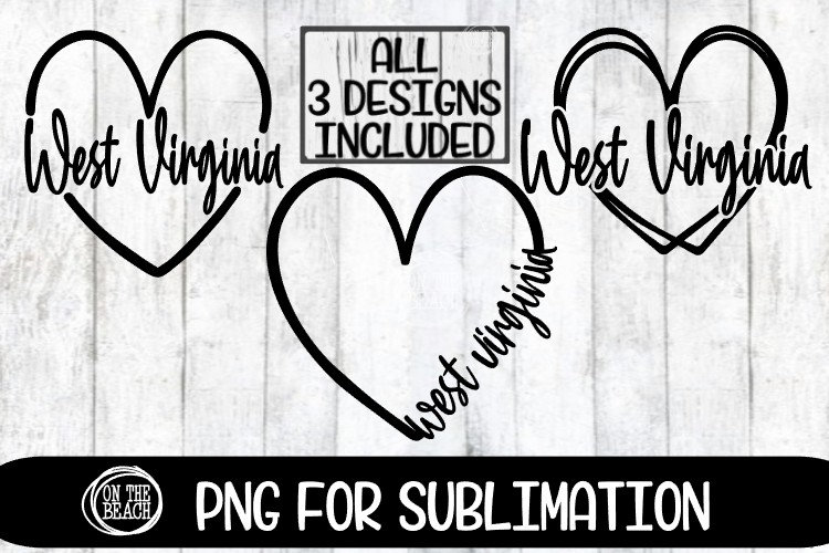 West Virginia West Virginia Svg West Virginia Heart West - Etsy