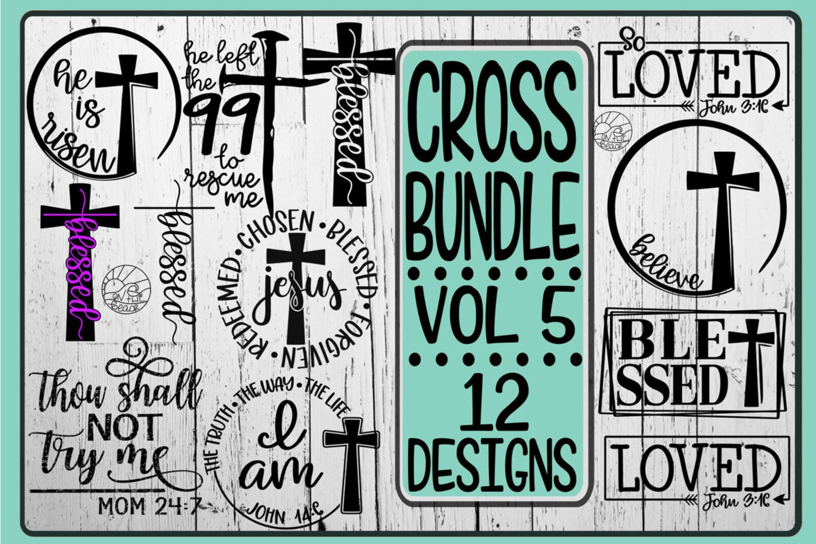 BUNDLE Easter Easter Svg He is Risen He is Risen Svg - Etsy