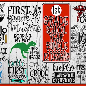 BACK TO SCHOOL Bundle 8 Bundles Incl 76 Designs Head - Etsy