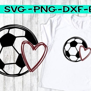 Soccer Svg, Heart Svg Png, Soccer Heart Svg, Soccer Mom, Soccer Svg ...