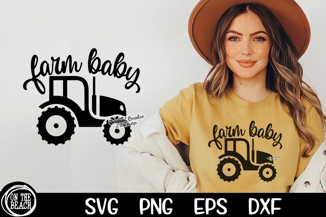Farm Baby SVG Cut File Printable Vector Baby Farmer Farmhouse SVG Farm ...