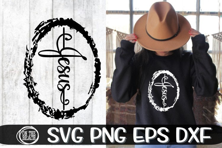 Jesus Jesus Svg Jesus Cross Svg Script Cross Svg Faith | Etsy