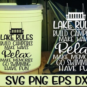Lake, Lake Svg, Lake Rules, Lake Rules, Relax Svg, Memories Svg, Porch ...