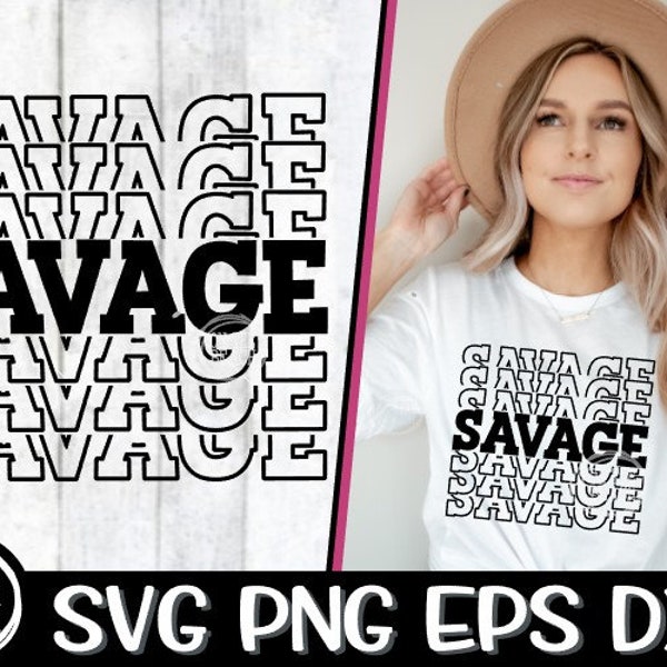 Savage Svg - Etsy