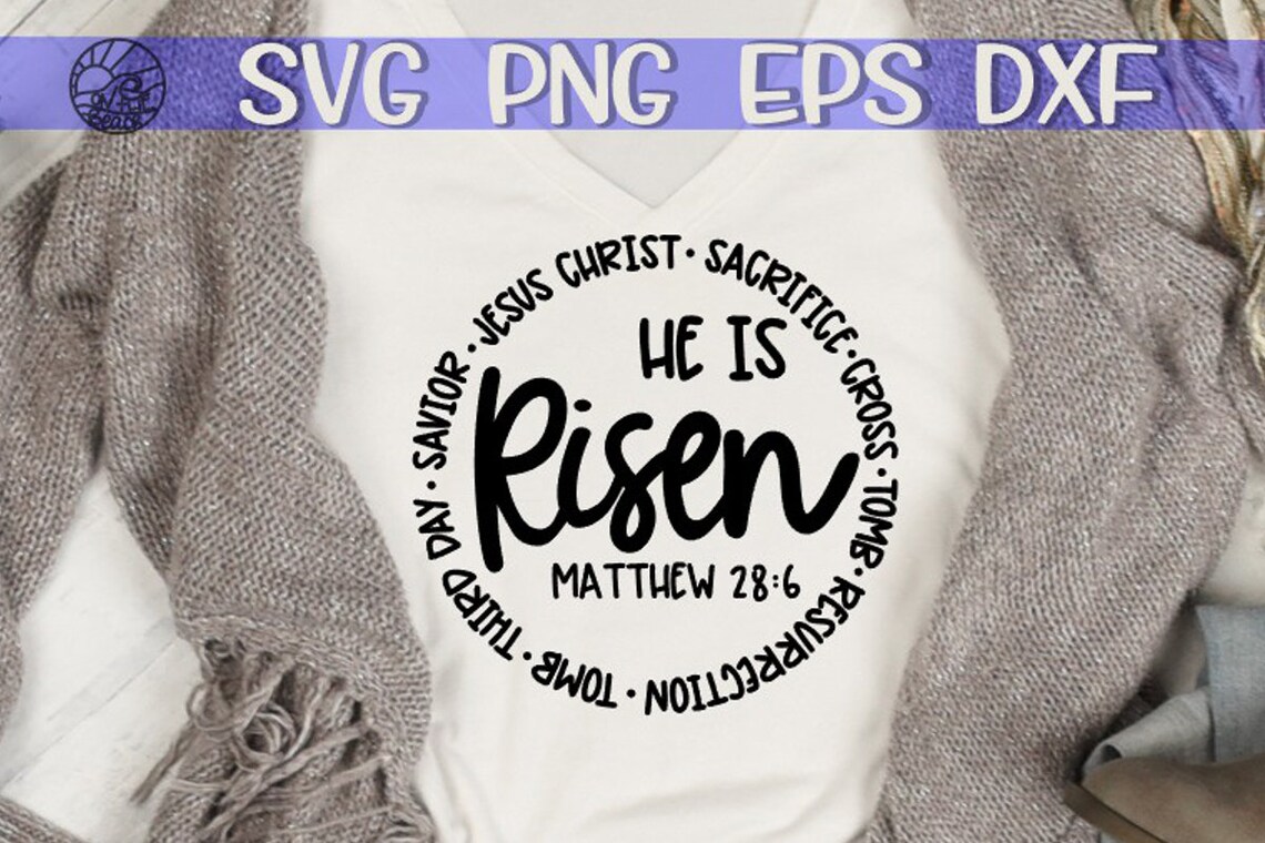 Easter Easter Svg He is Risen He is Risen Svg Risen | Etsy