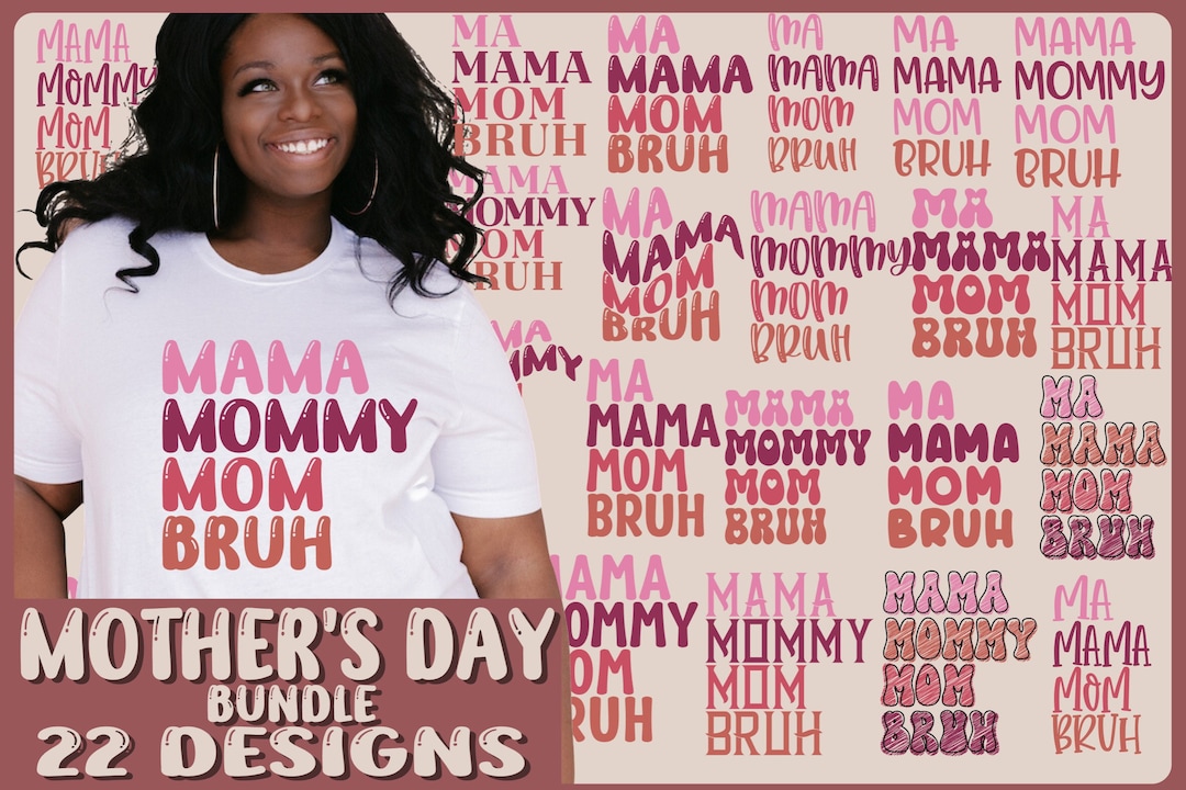 Ma Mama Mom Bruh SVG, Mom Gift, Retro Svg, Happy Mother Day, Mother's Day Svg, Mommy Svg, Mom ...
