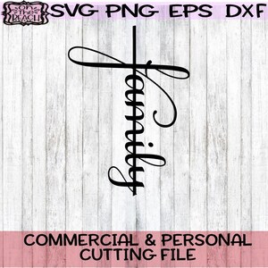 Family, Family Svg, Family Cross, Family Cross Svg, Cross Svg, Christ ...
