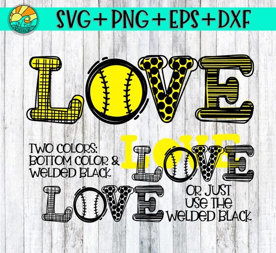 LOVE LOVE Svg Baseball Svg Baseball Life Svg Baseball Mom - Etsy