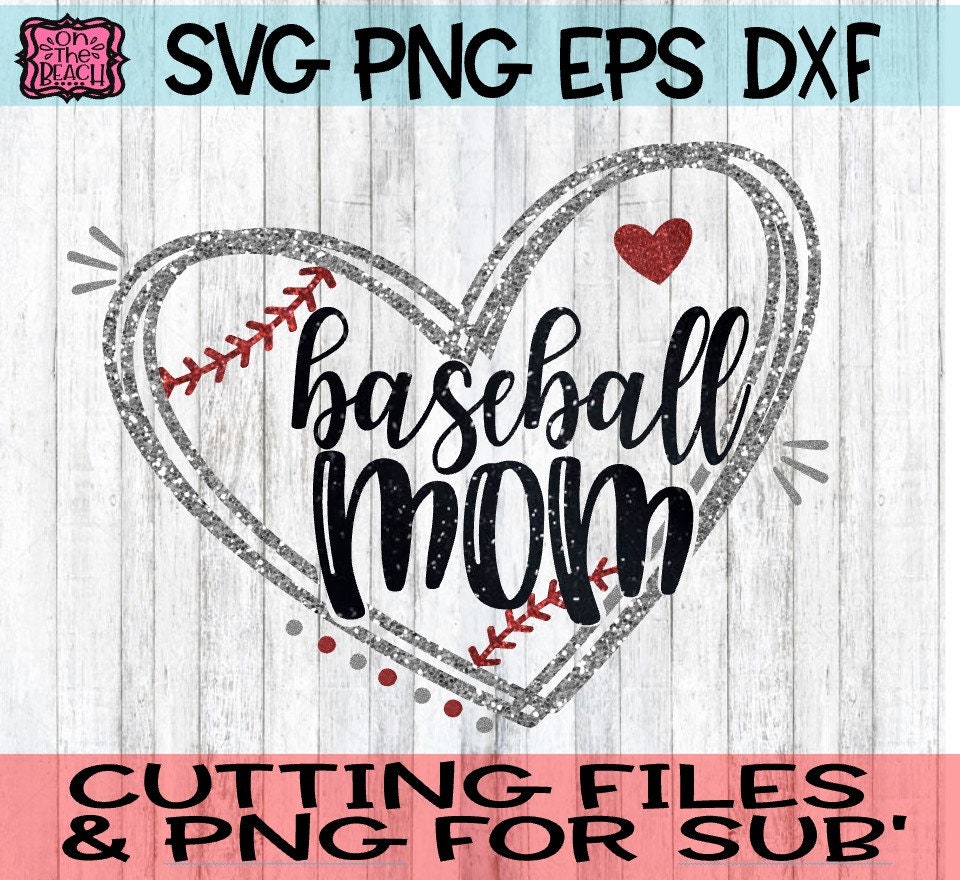 Baseball Mom, Baseball Mom Svg, Baseball Mom Glitter, Baseball Mom PNG ...