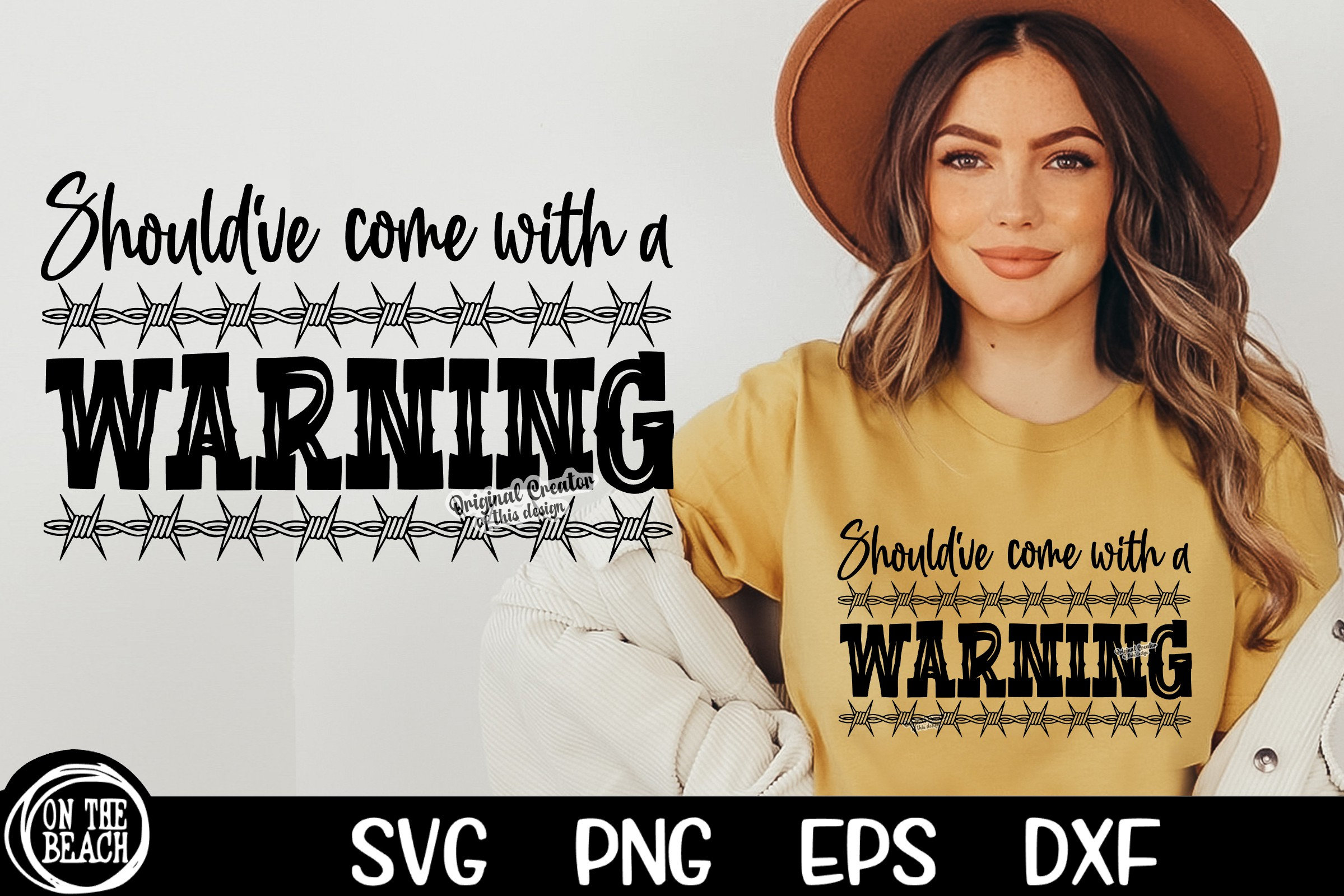Should've Come With A Warning Svg Cowgirl Svg Cut File - Etsy