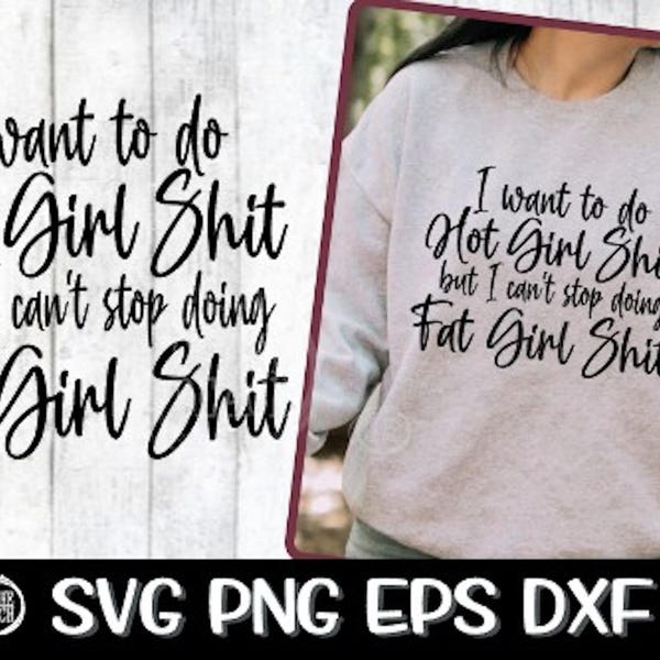 Fat Girl Svg - Etsy