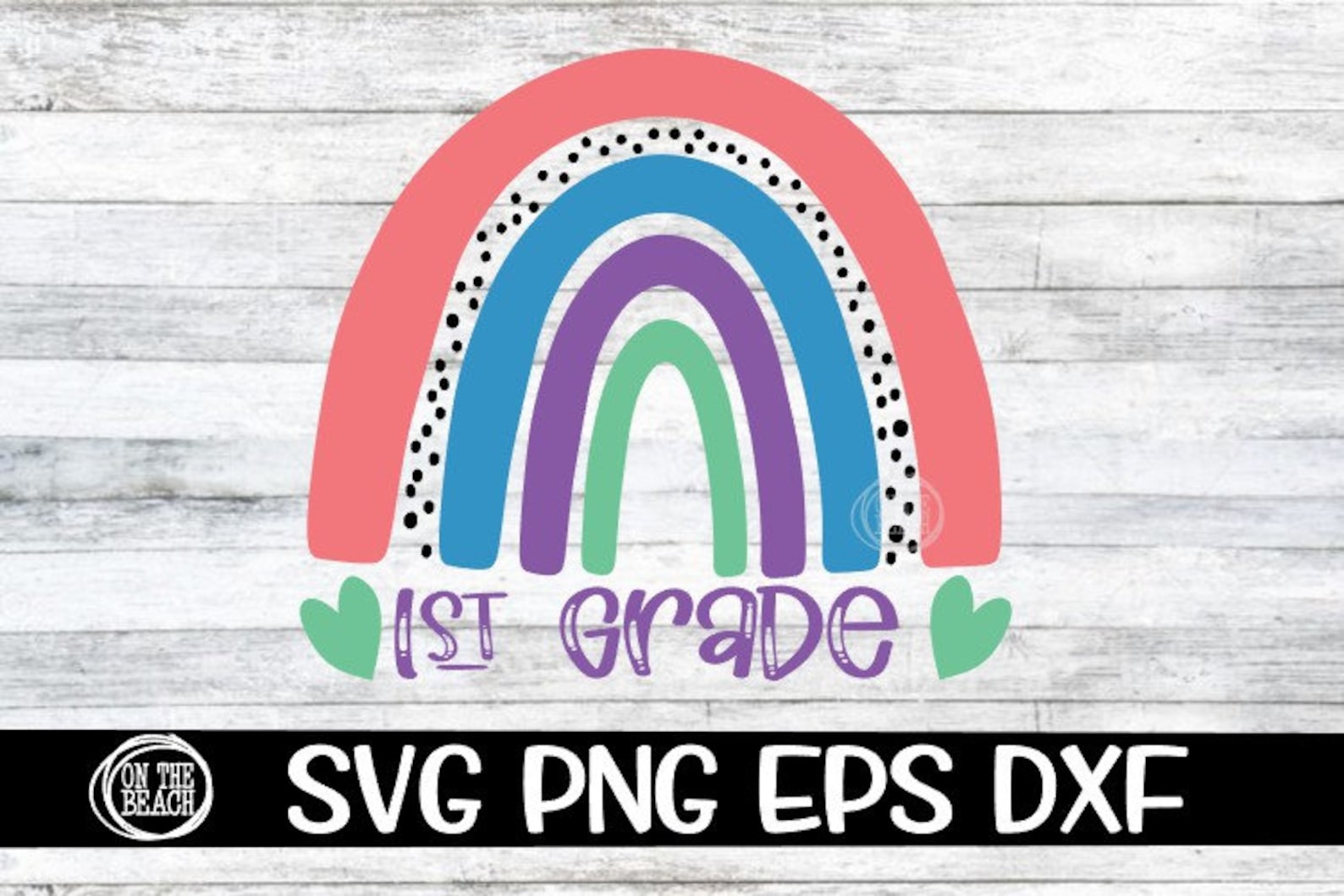 Rainbow Rainbow Svg 1st Grade 1st Grade Svg First Grade | Etsy