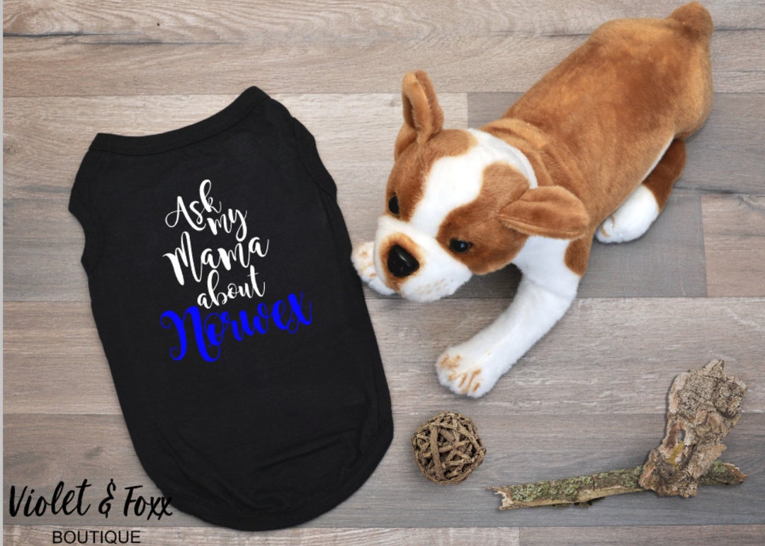DOG or CAT Pet Shirt Tee Ask My Mama About Norwex - Etsy