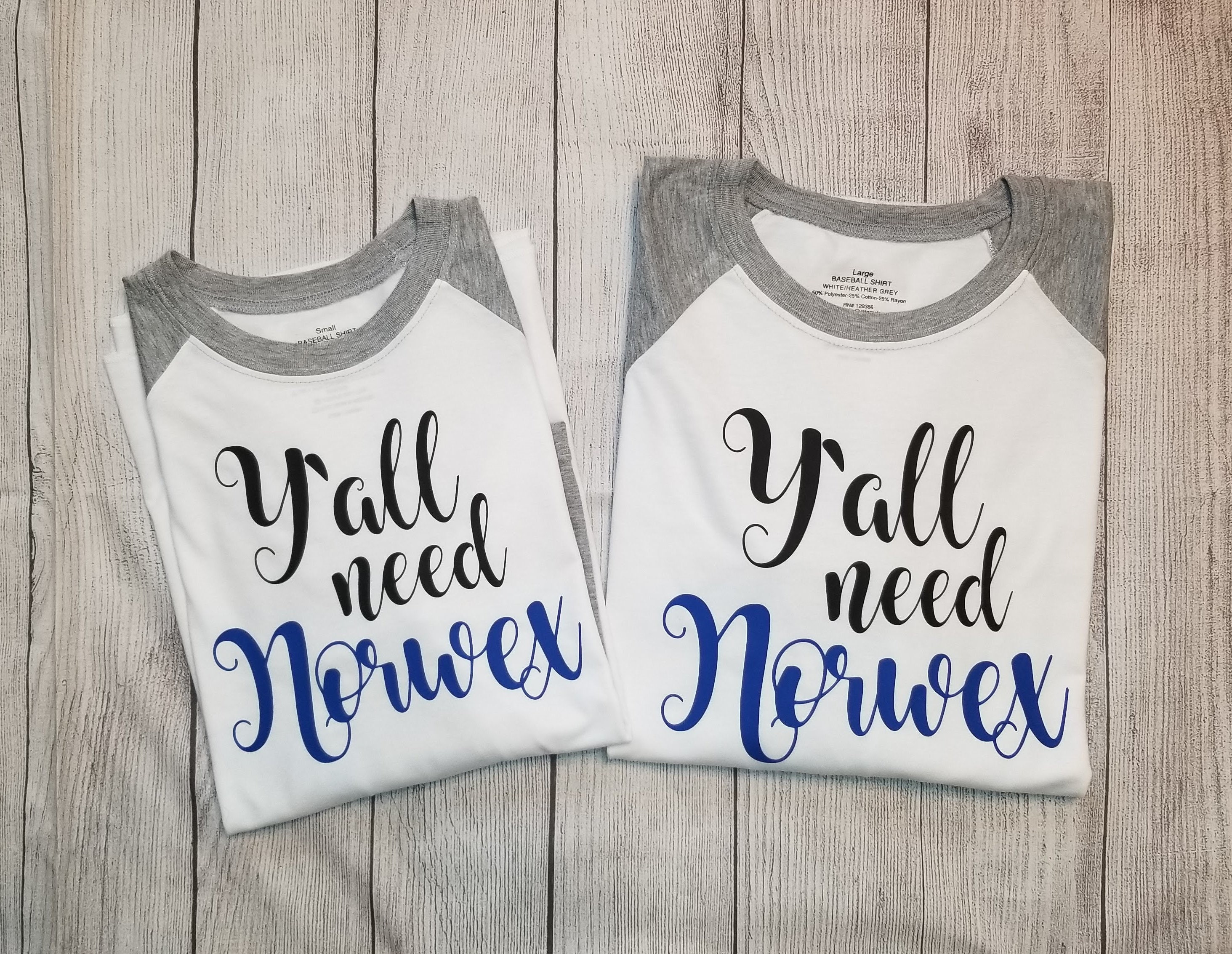 Y'all Need Norwex Gray Raglan Shirt - Etsy