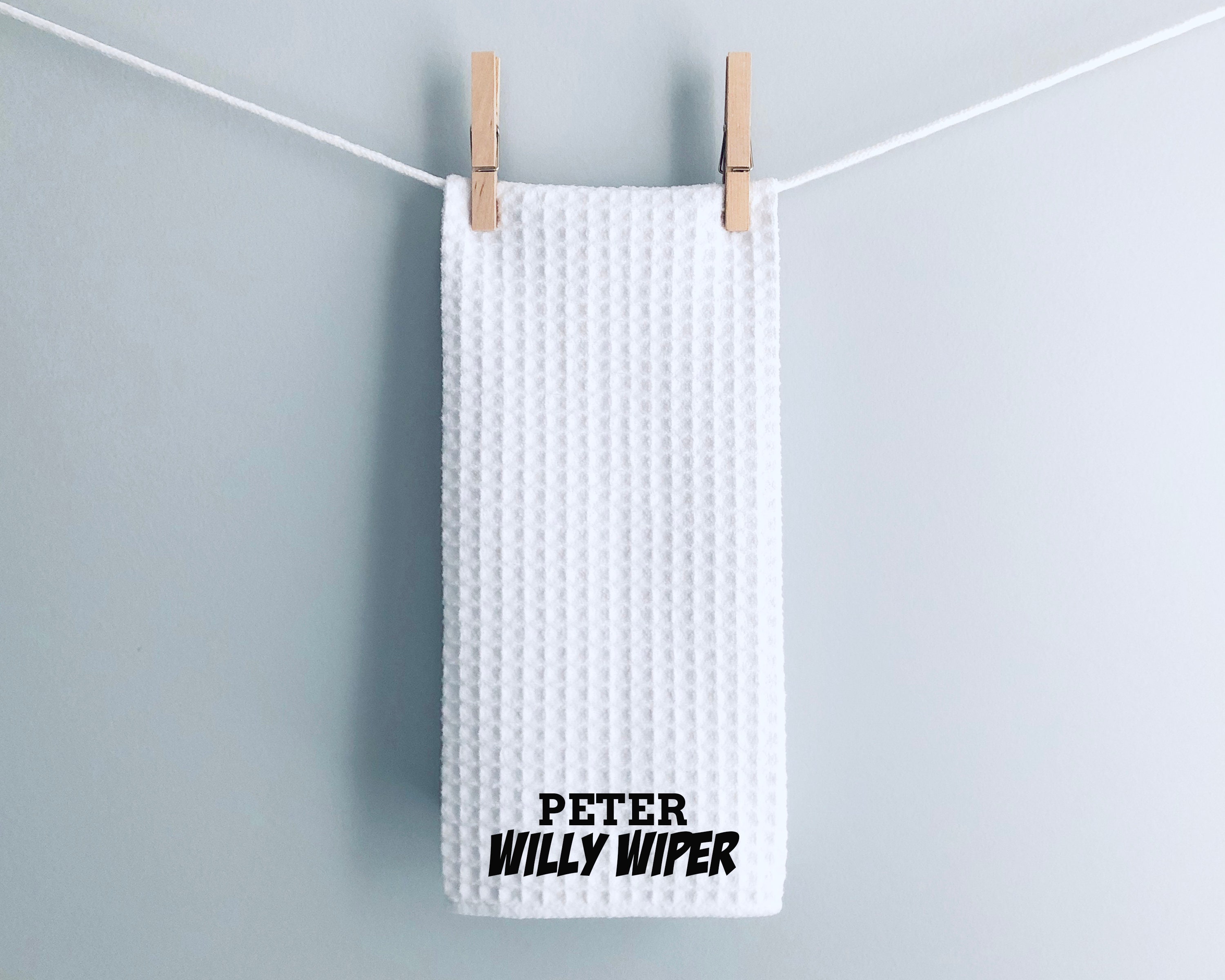 Personalised Willy Wiper Towel - Etsy