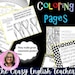 Poetry Coloring Pages Educational Printable - Etsy