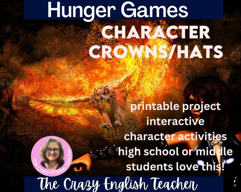 Hunger Games Printable Character Crowns Educational Printable Digital ...