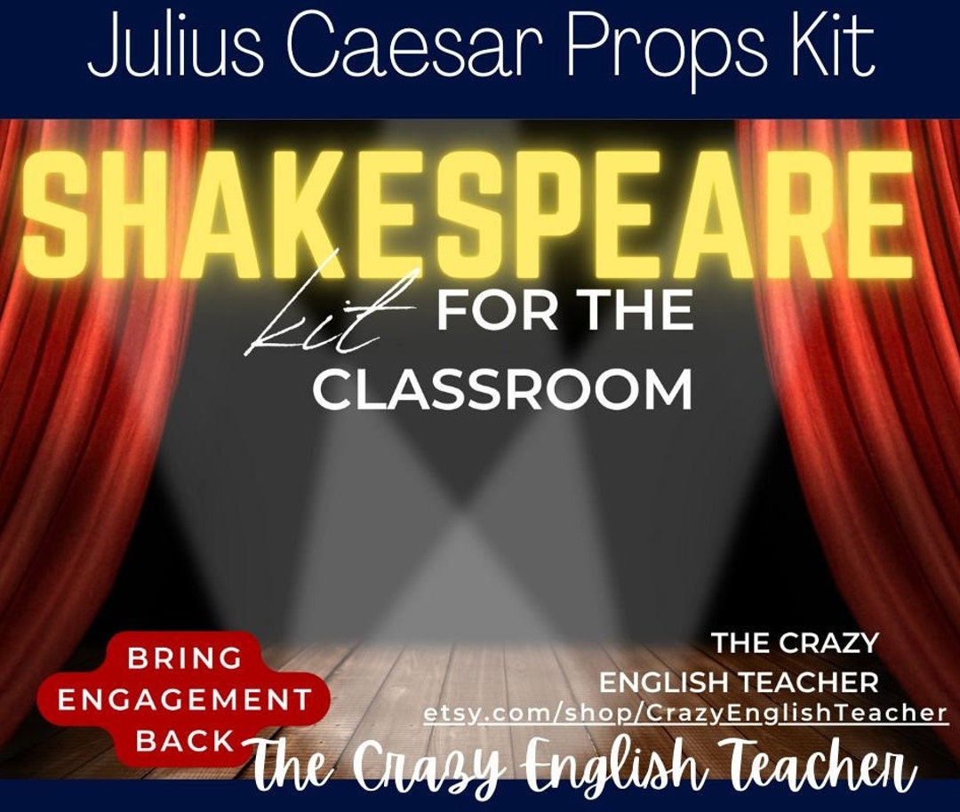 Shakespeare Julius Caesar Teaching Props Kit - Teacher Made - Teacher ...