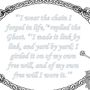 A Christmas Carol Coloring Pages or Mini Posters - Etsy