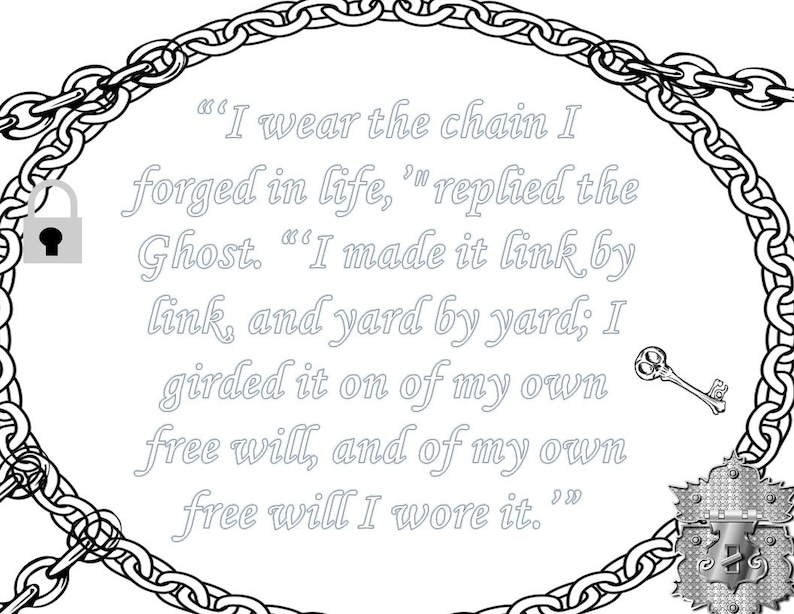 A Christmas Carol Coloring Pages or Mini Posters - Etsy