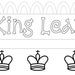 Shakespeare's King Lear Character Educational Printable Hats and ...