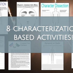 Shakespeare's Othello Character Educational Printable Hats and ...