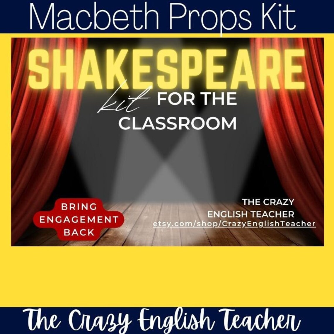 Shakespeare Macbeth Teaching Props Kit - Teacher Made - Teacher ...
