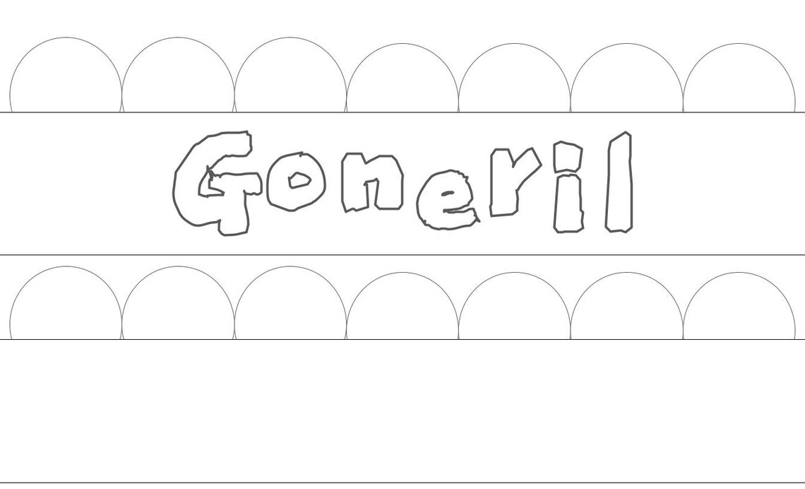 Shakespeare's King Lear Character Educational Printable Hats and ...