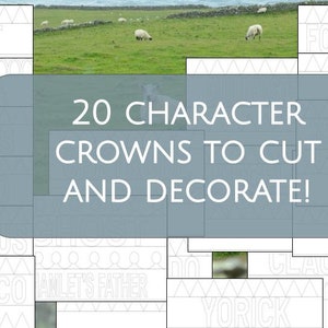 Hamlet Character Crowns and Characterization Lessons Educational ...