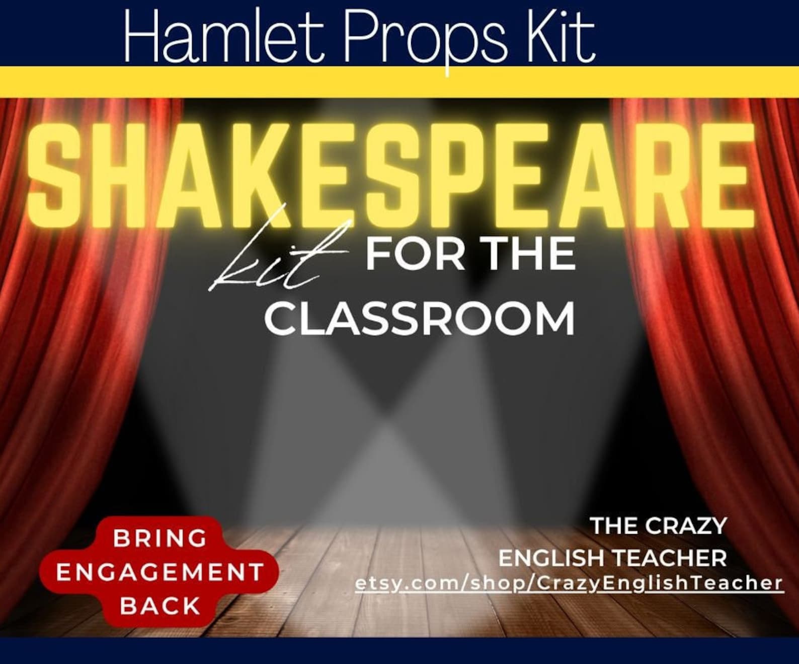 Shakespeare Hamlet Teaching Props Kit - Teacher Made - Teacher Approved ...