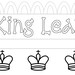 Shakespeare's King Lear Character Educational Printable Hats and ...