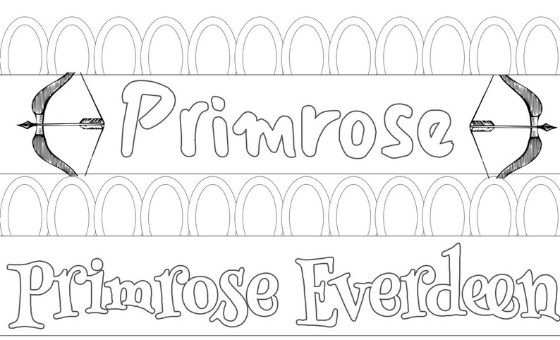 Hunger Games Printable Character Crowns Educational Printable - Etsy