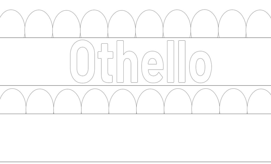 Shakespeare's Othello Character Educational Printable Hats and ...