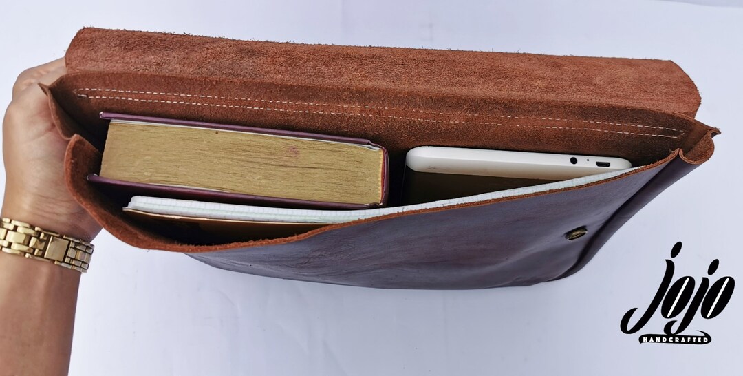 JOJO HANDCRAFTED Leather Multipurpose Portfolio/tablet - Etsy