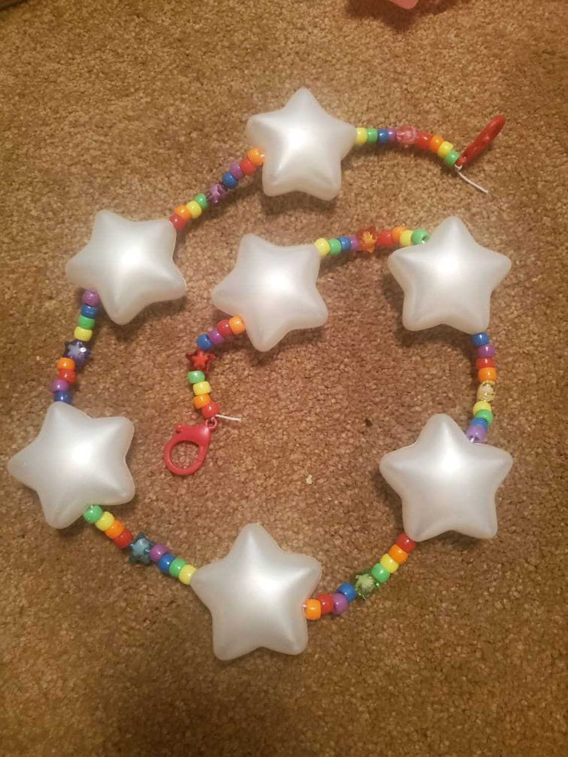 Kandi Ball Pit Star Chain - Etsy
