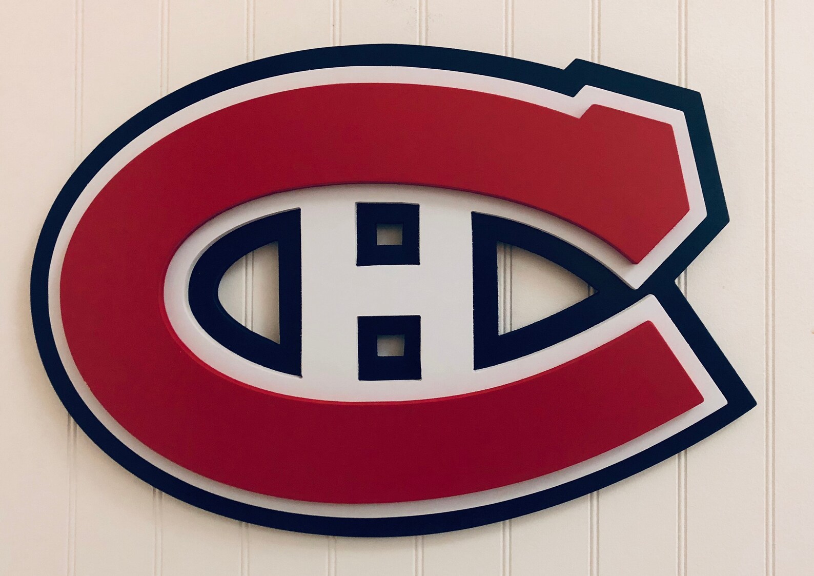 Montreal Canadiens NHL Logo 24 X 17 - Etsy