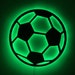 Soccer Ball LED Light up Sign W/ Remote Wood 24 Sport Decor - Etsy
