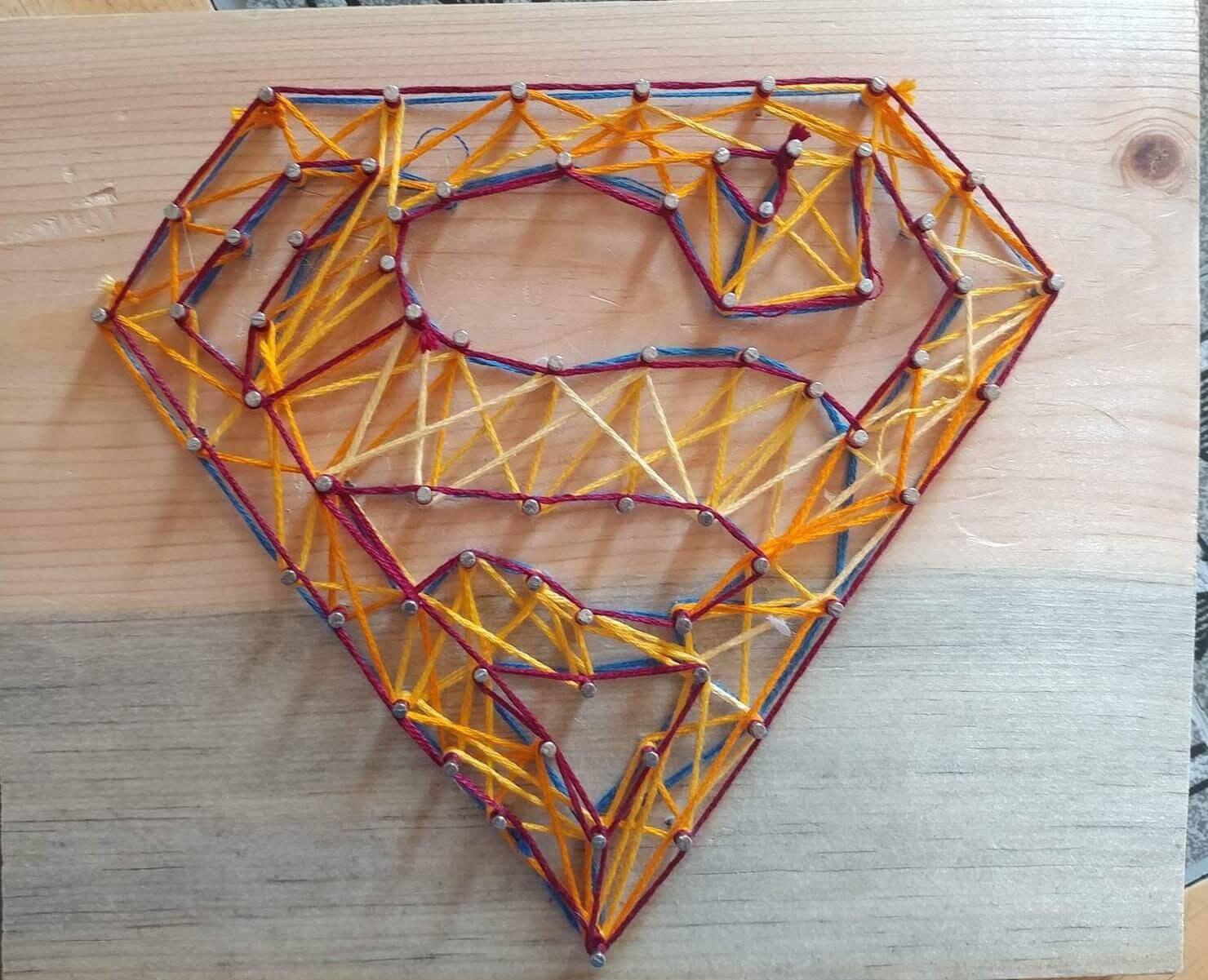 Superhero String Art - Etsy