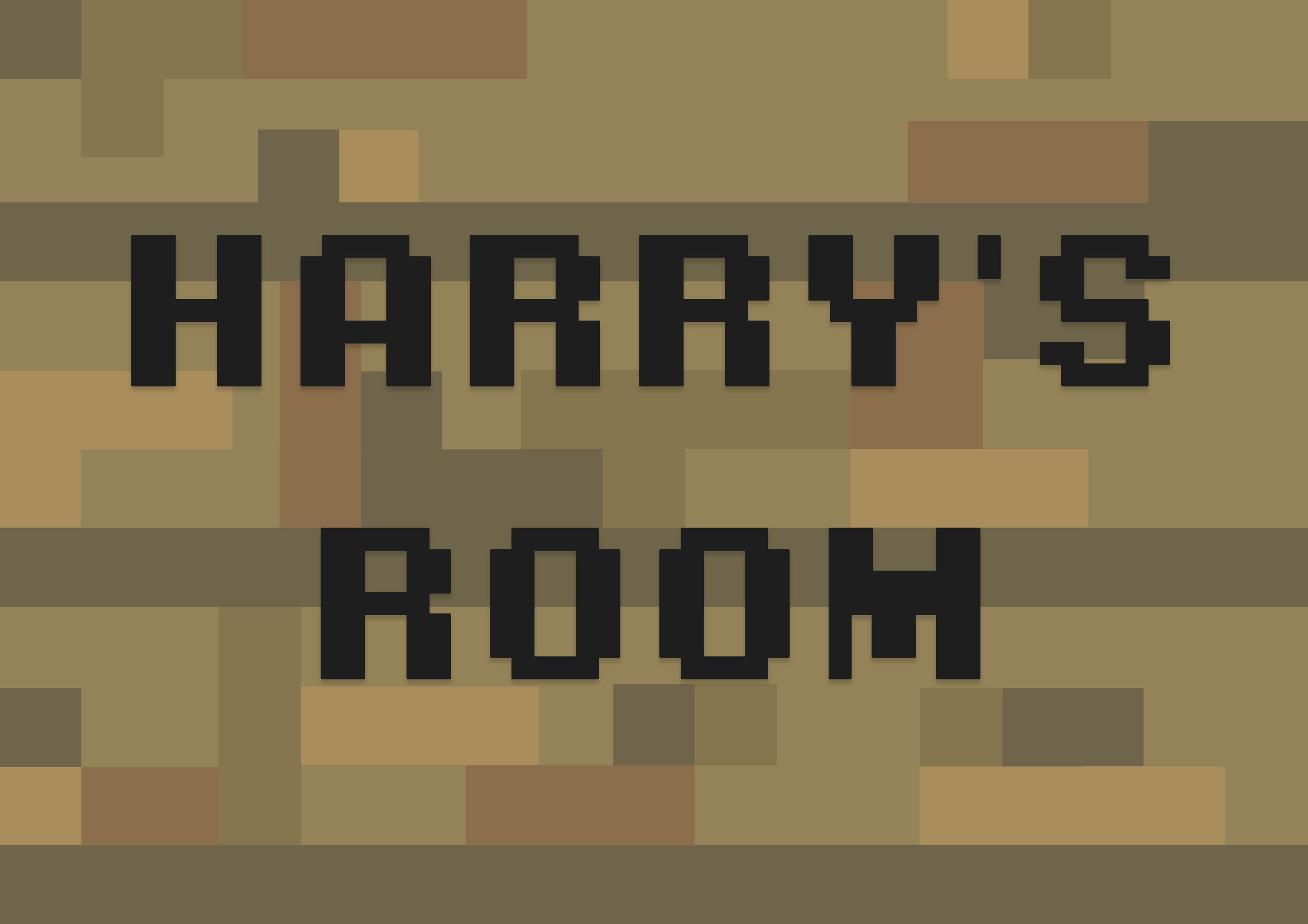 Minecraft Inspired Personalised Kids Door Sign / Minecraft Kids Room ...