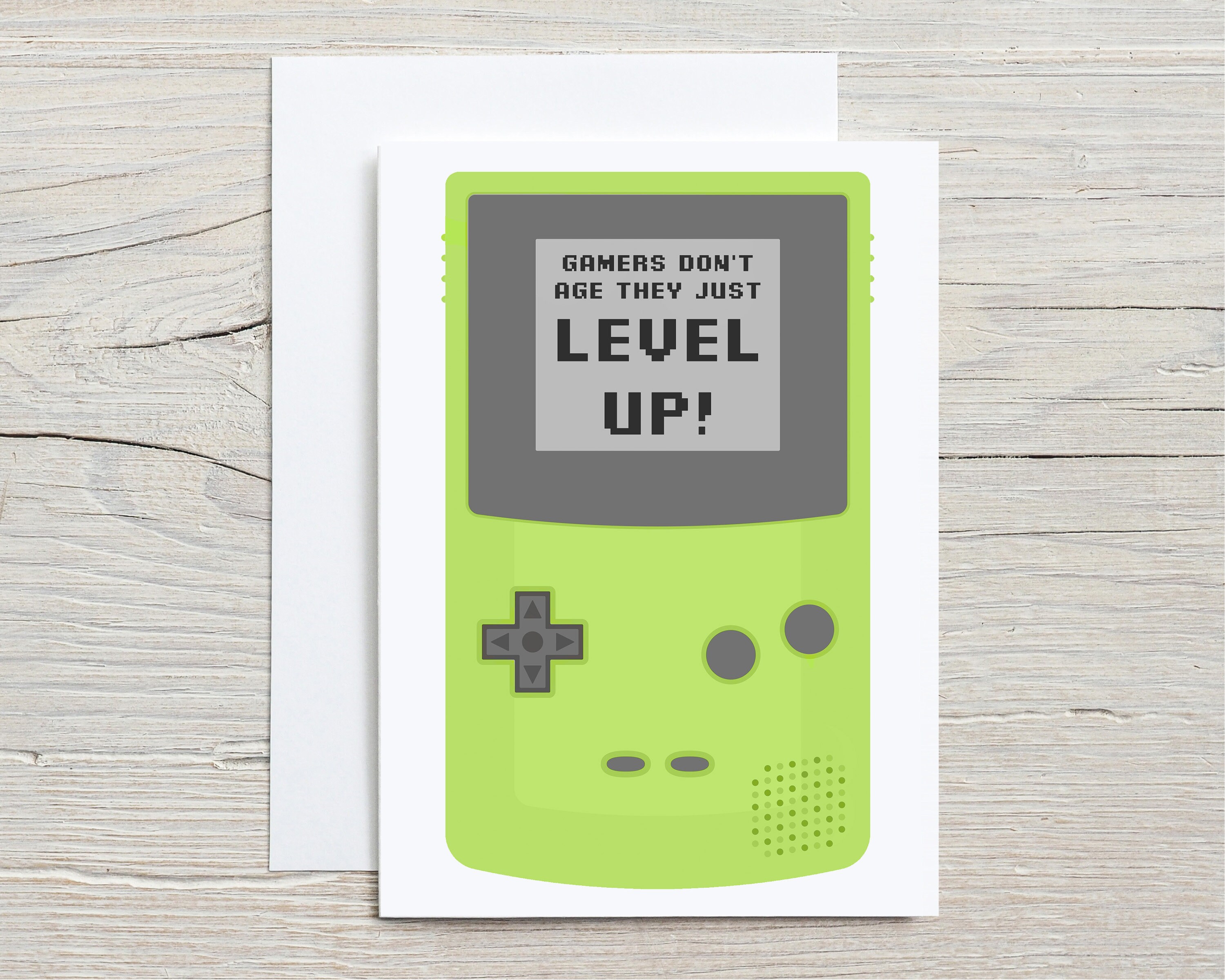 Level up Birthday Card / Gamer Birthday Card / Nintendo Card / Gaming ...
