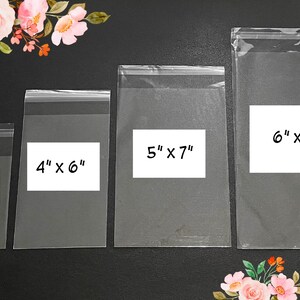 Personalized Business Bags With Labels -3x4in, 4x6in, 5x7in, 6x9in ...