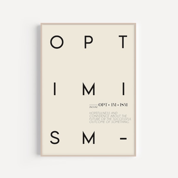 Optimism - Etsy