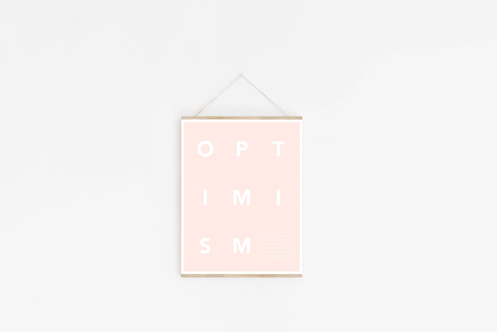 OPTIMISM PRINTABLE Aesthetic Decor Definition Poster - Etsy