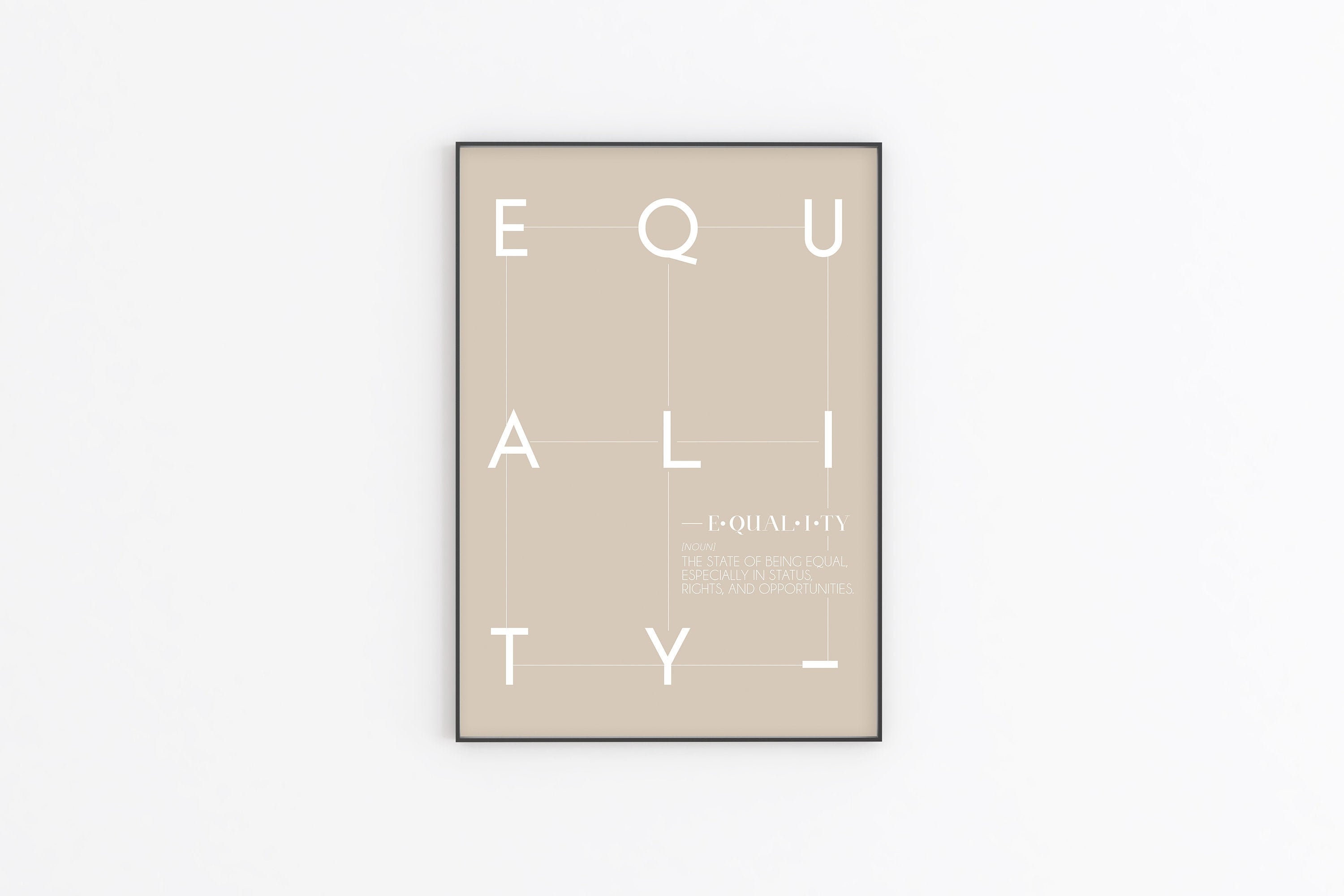 Equality Definition Art Print | PRINTABLE ART | Feminism Social Justice ...