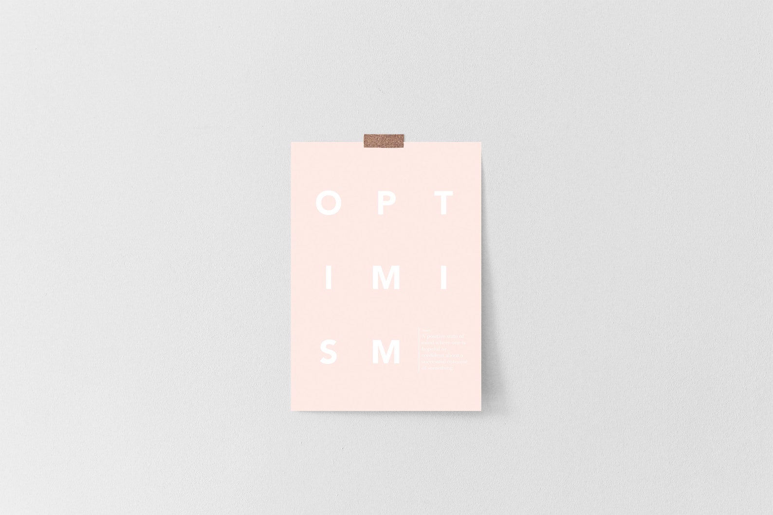 OPTIMISM PRINTABLE Aesthetic Decor Definition Poster - Etsy