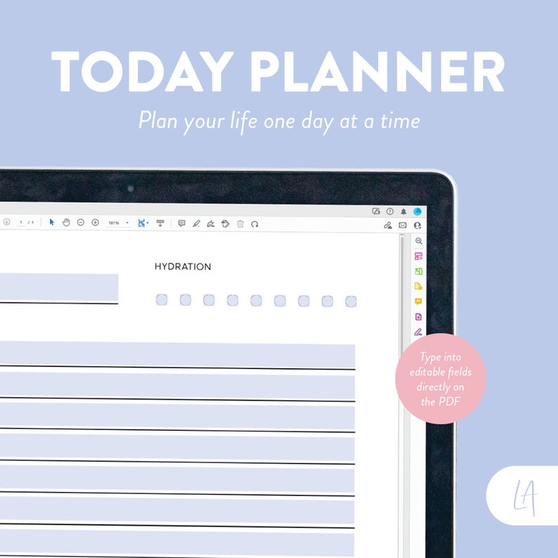 Today Planner Digital Planner Digital Planner Ipad - Etsy