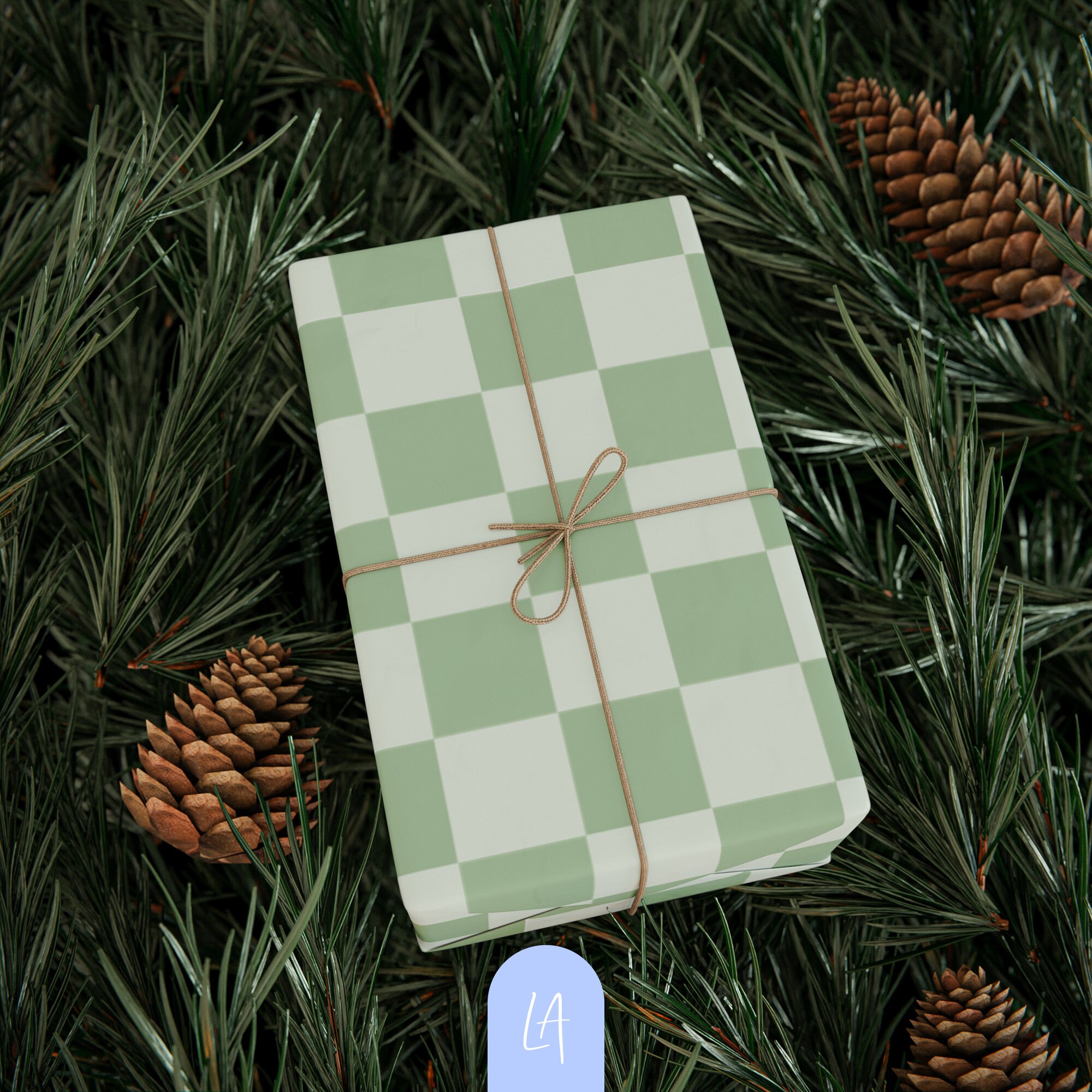 Checkered Wrapping Paper Roll Checker Pattern Great for - Etsy