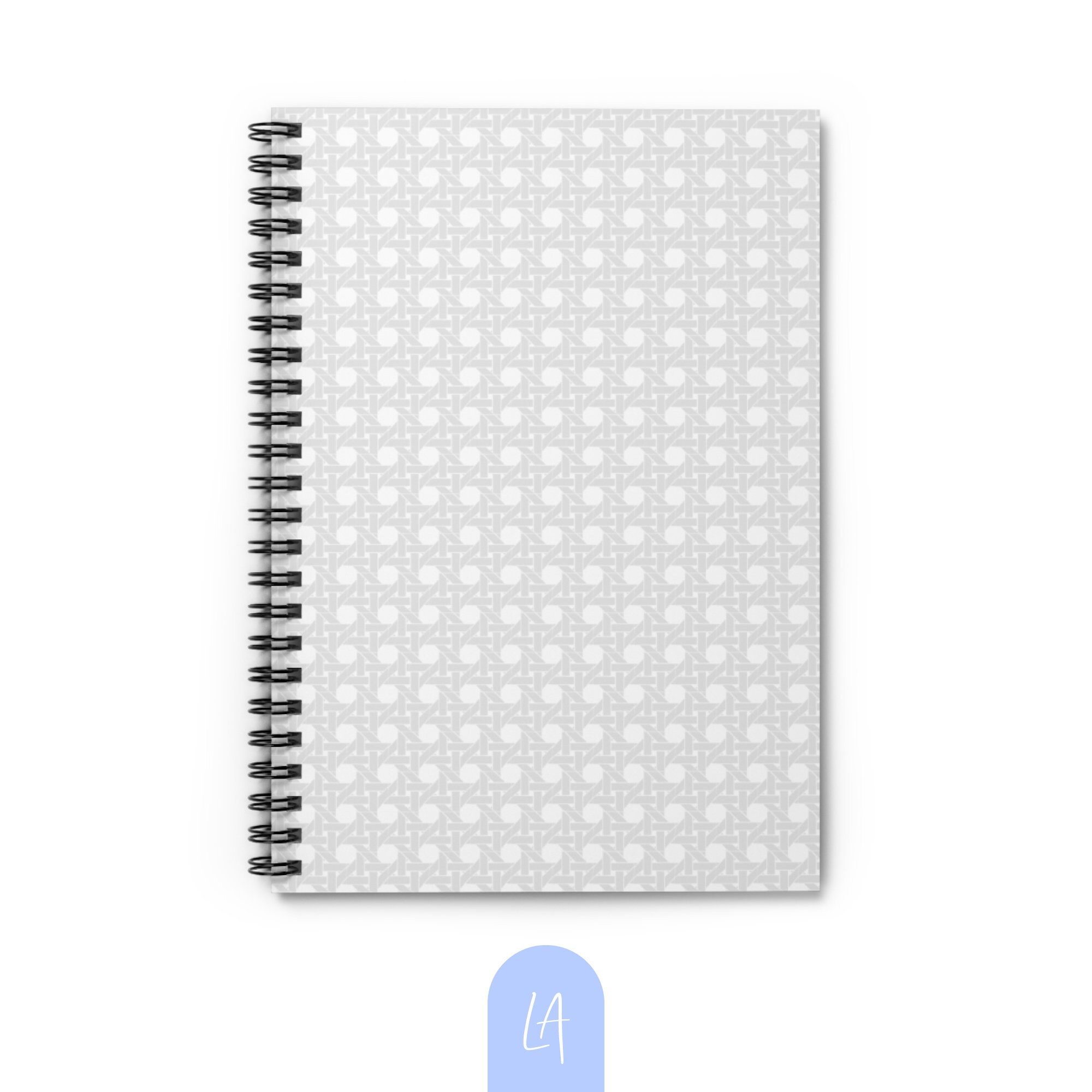Rattan Pattern Spiral Notebook | Lined Paper | Back to School Supplies ...